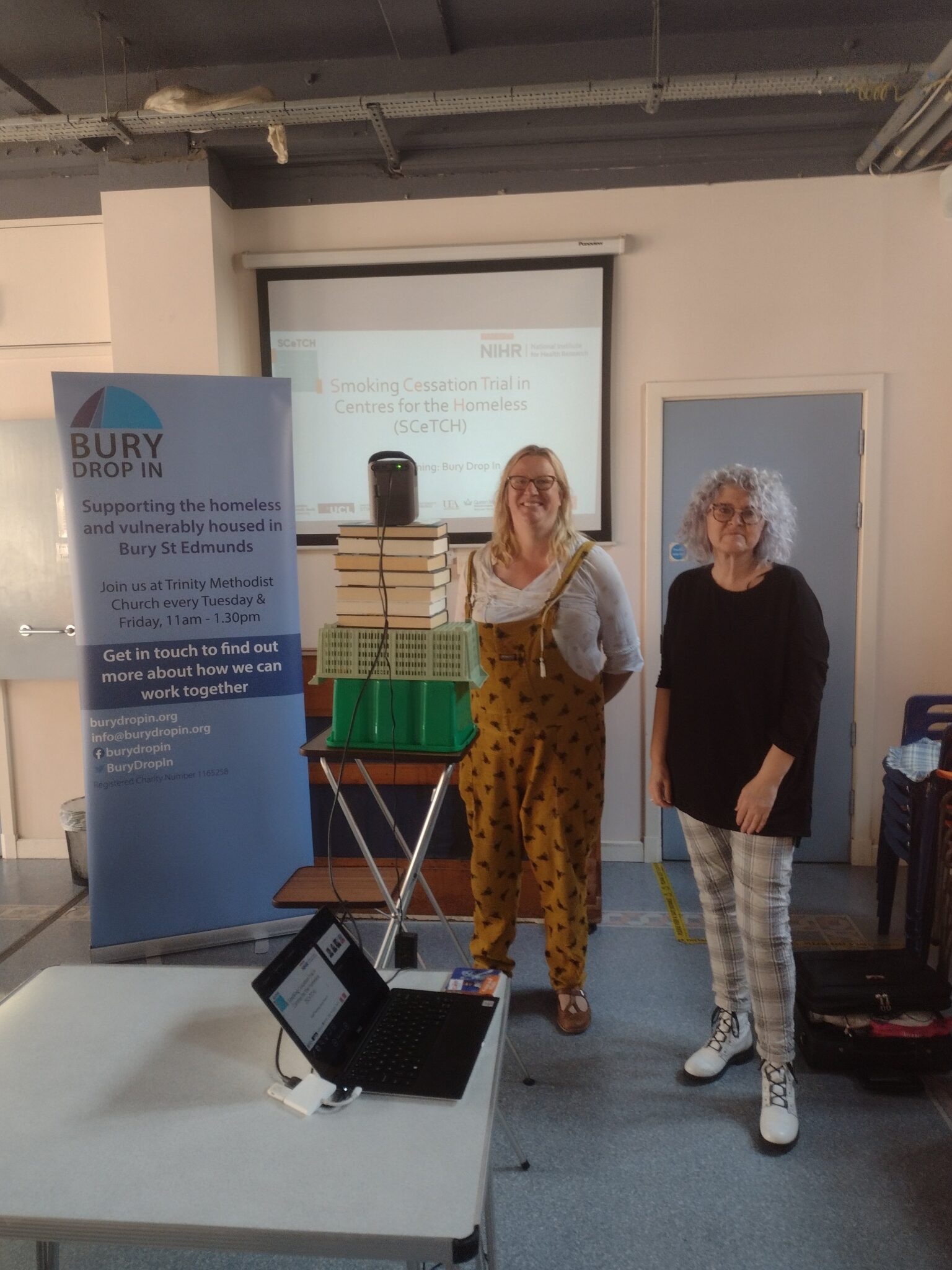 Smoking cessation trial at the Drop In - Bury Drop In